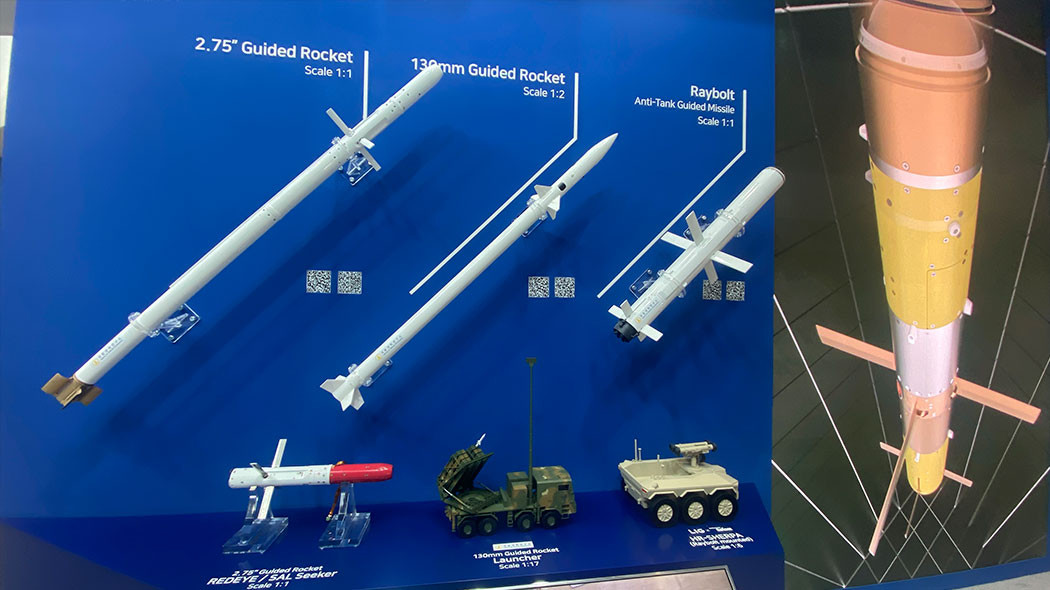 Корейская компания LIG Nex1 показала свои ракеты на выставке в Абу-Даби