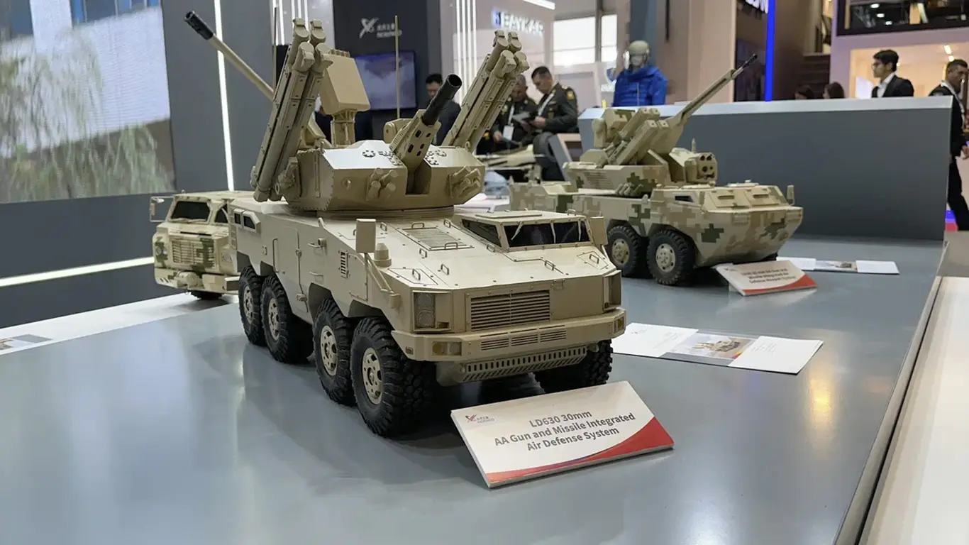 На ADEX 2024 показали китайский ЗРПК ПВО LD-630