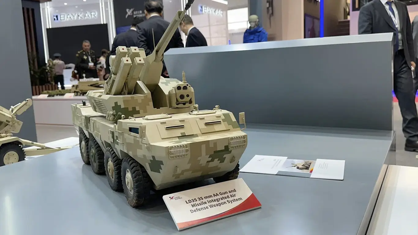 На ADEX 2024 компания из Китая Norinco показала новую модель системы ПВО LD35
